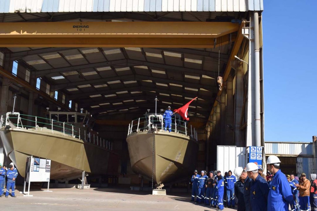 Sfax: Mise à l’eau d’une frégate militaire made in Tunisia