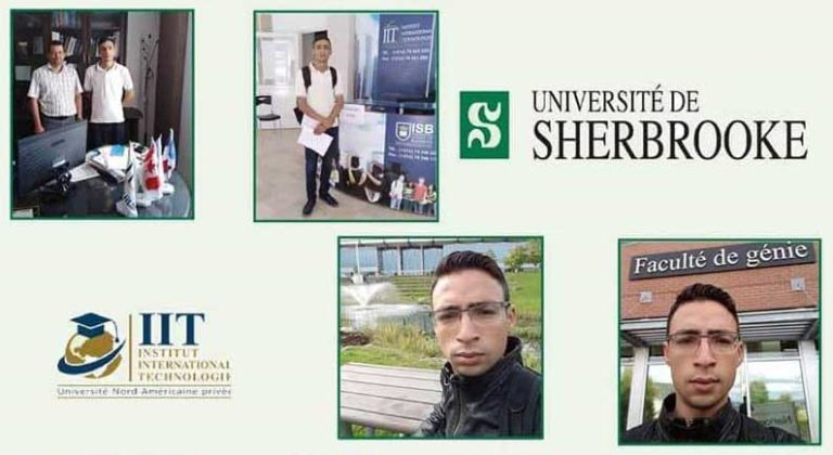 Sfax: Bilel Haj Ltaief étudiant de l'IIT vers Sherbrooke (Québec, Canada)