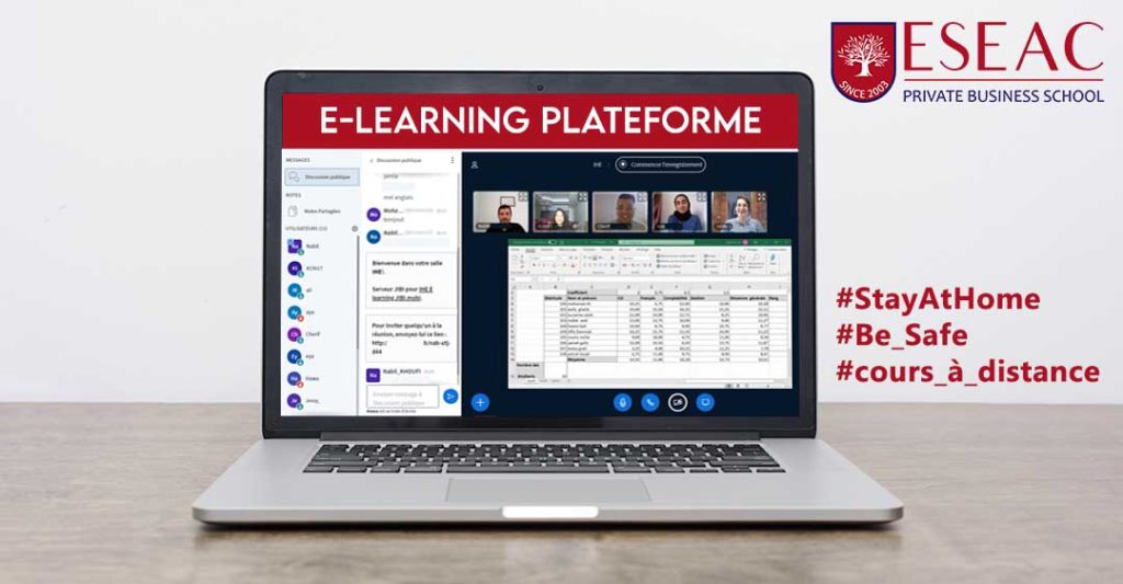 Sfax: la formation à distance à l'ESEAC pour les étudiants confinés